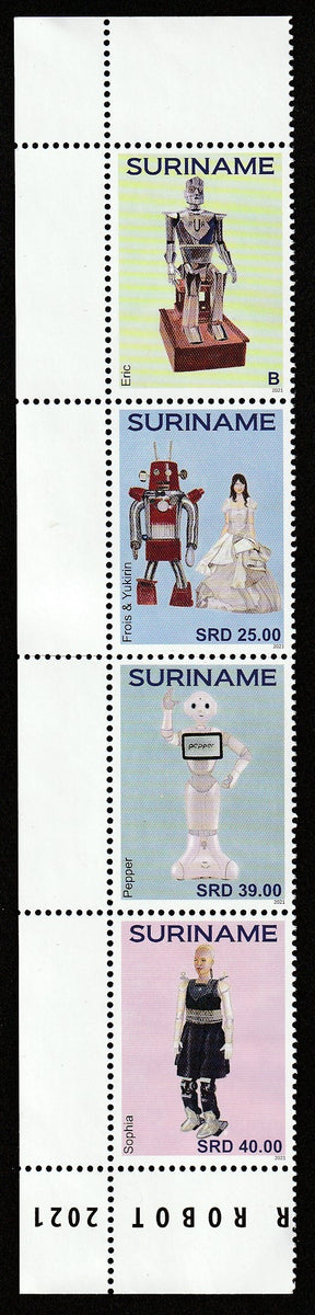 2021 Suriname The 100th Anniversary of Robotics MNH #FOR-857 ...
