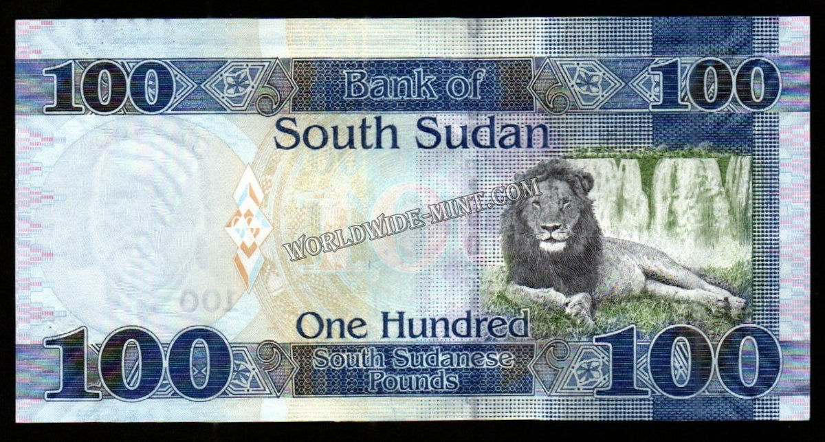 South Sudan 100 2019 South Sudanese Pounds UNC Banknote N#202488 ...