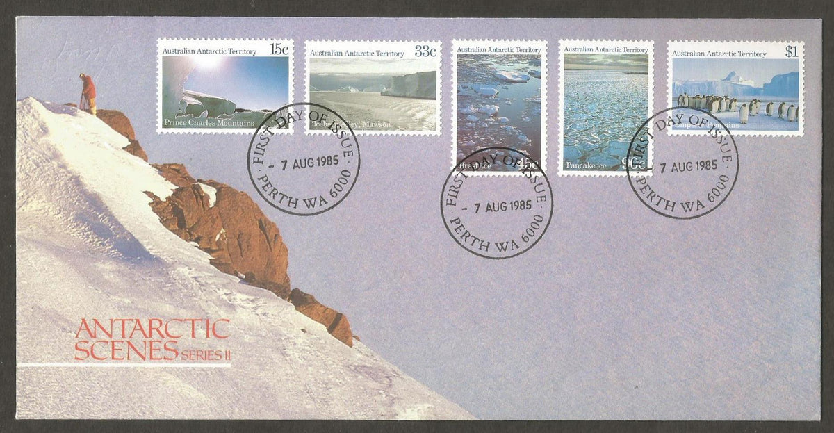 1985 Australia Antarctic Territory Antarctic Scenes Series 2 FDC #FB12 ...