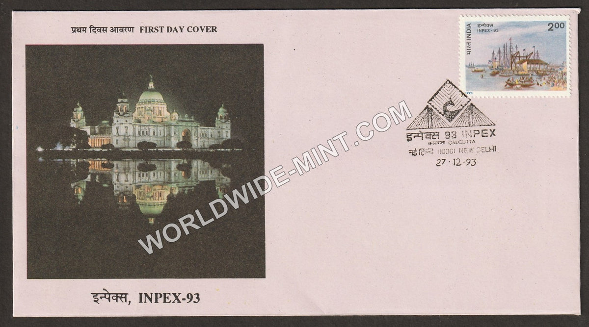 1993 Inpex-93-Boats, beach FDC – Worldwidemint