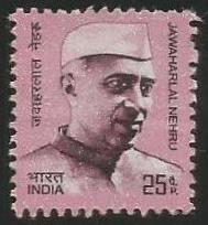 INDIA Jawaharlal Nehru 10th Series(25) Definitive Used Stamp ...