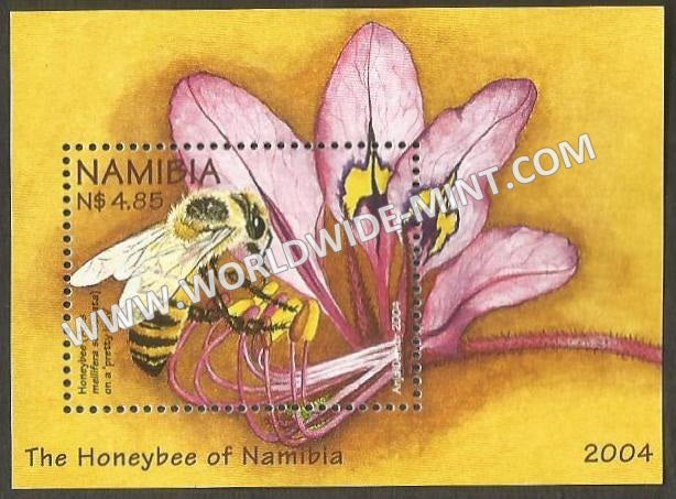2004 Namibia - HONEY BEES IN NAMIBIA Miniature Sheet – Worldwide-mint