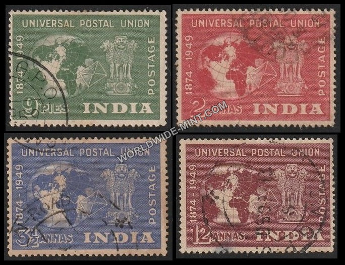 1949 Universal Postal Union-Set of 4 Used Stamp – Worldwidemint