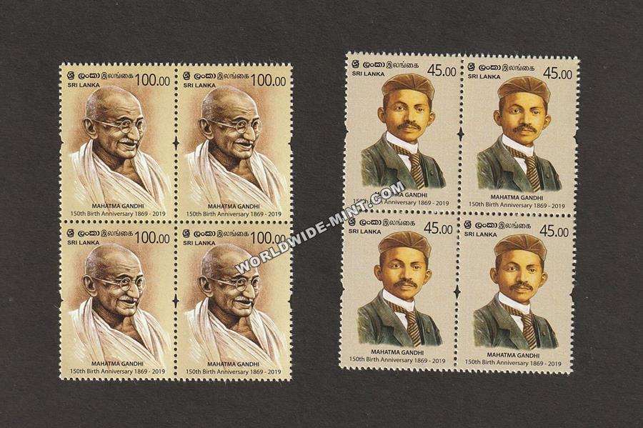 2019 Srilanka Gandhi Block of 4 – Worldwidemint