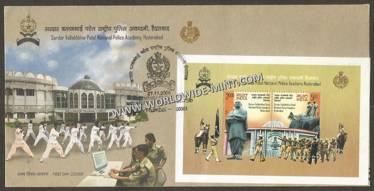 2008 INDIA Sardar Vallabhbhai Patel National Police Academy Hyderabad ...